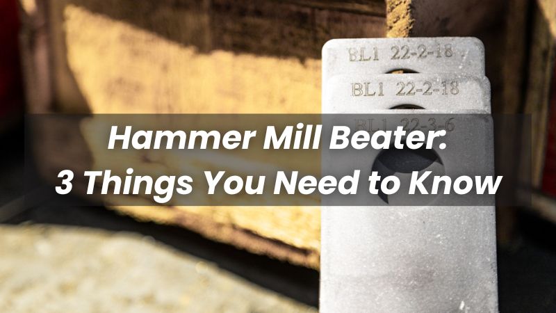 Hammer Mill Beater: 3 Things You Need to Know